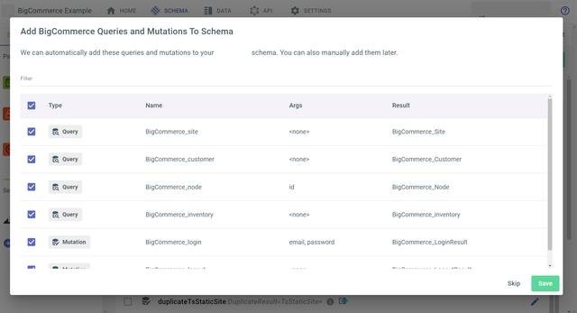 BigCommerce | TakeShape