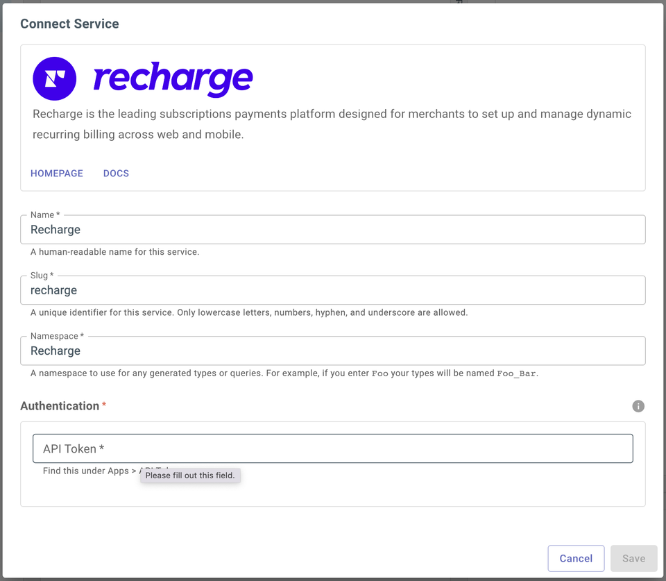 Recharge | TakeShape