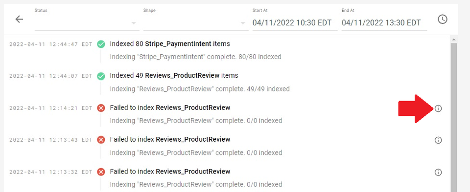 Shape Caching/Indexing | TakeShape
