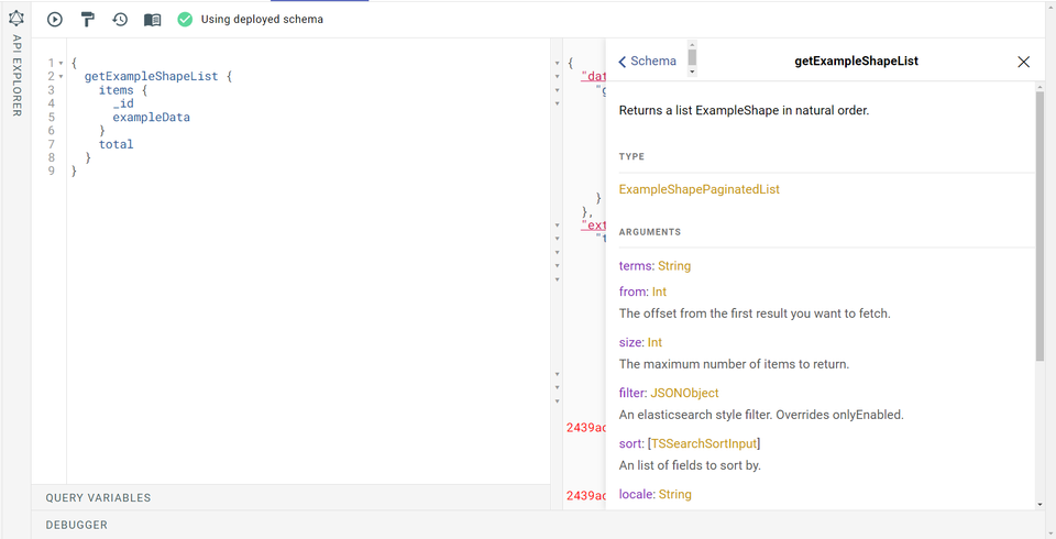API Explorer | TakeShape