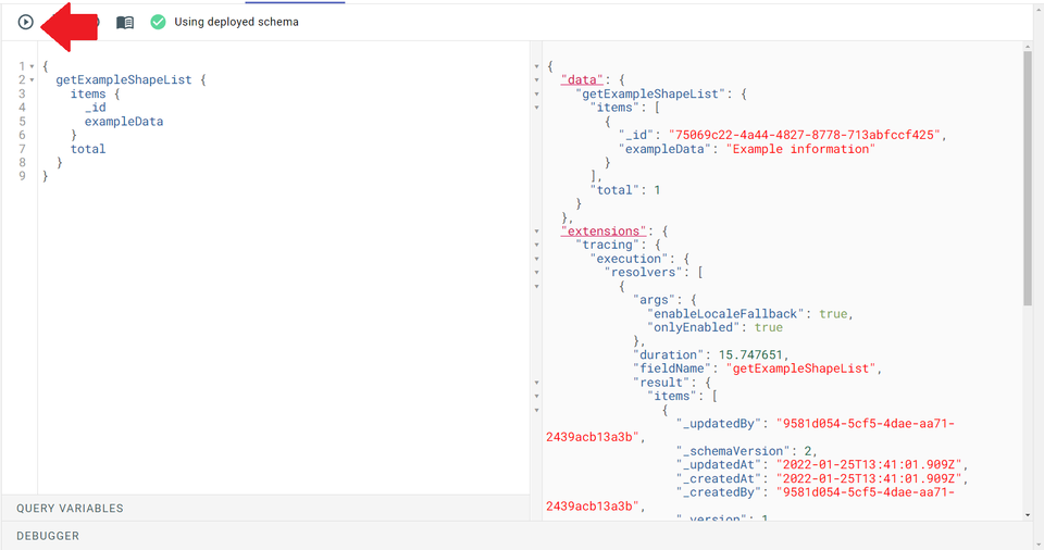 API Explorer | TakeShape
