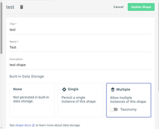 Editing your project schema | TakeShape