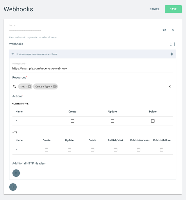 Webhooks | TakeShape