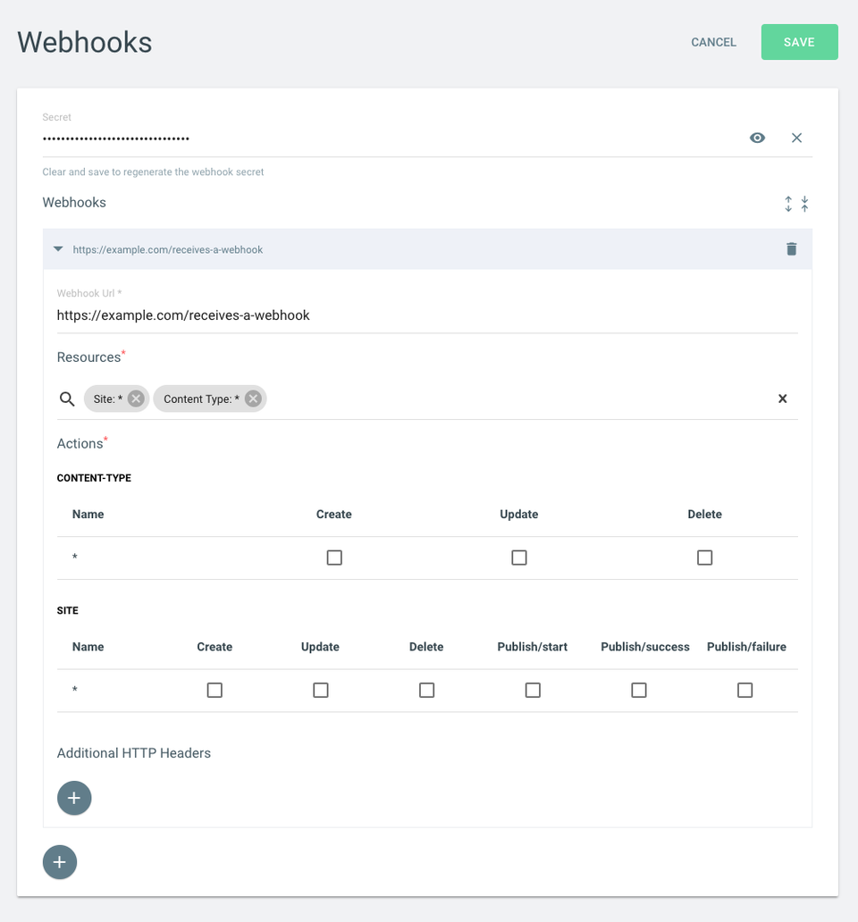 Webhooks | TakeShape